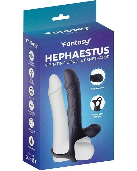 Vibriro dildo za duplu penetraciju | Hephaestus Vibrating Double Penetrator