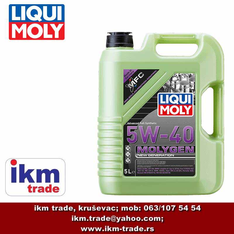 LIQUI MOLY Molygen 5W-40 New generation 8536 5L