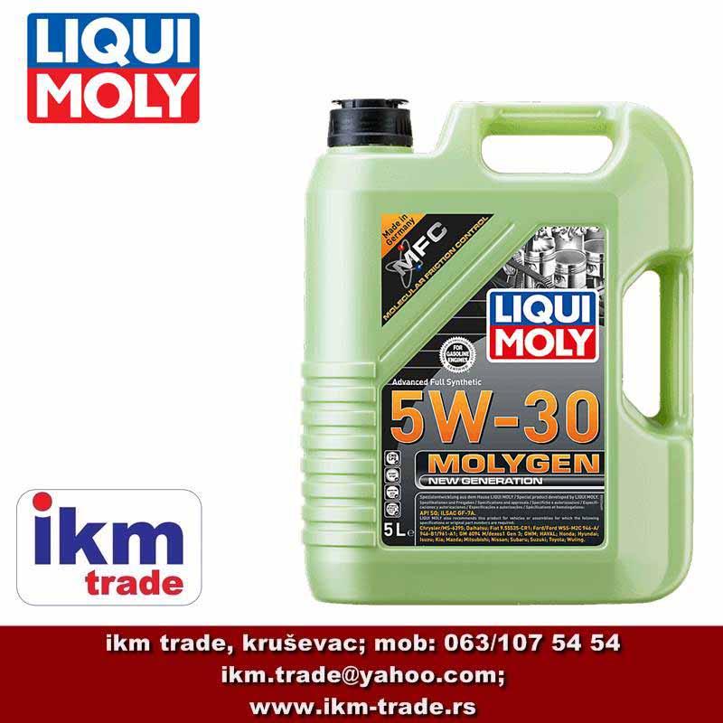 LIQUI MOLY Molygen New Generation 5W-30 9952 sintetičko ulje 5L