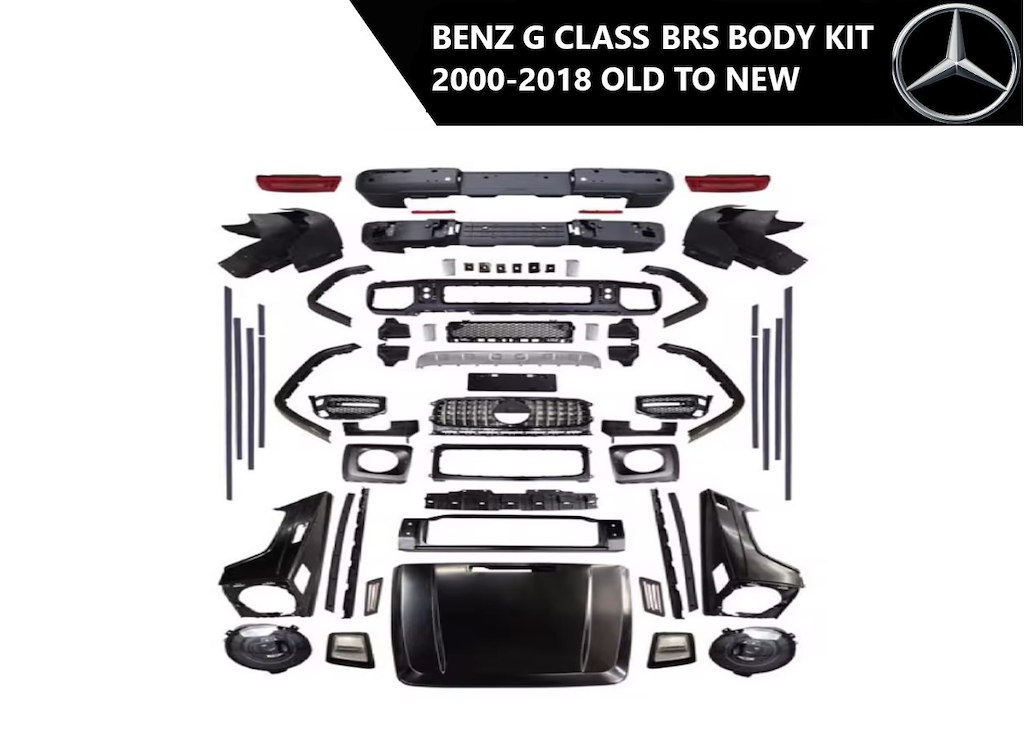Mercedes G klasa BRS body kit stari u novi 2000-2018