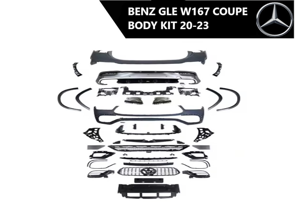 Mercedes GLE W167 coupe body kit 20-23