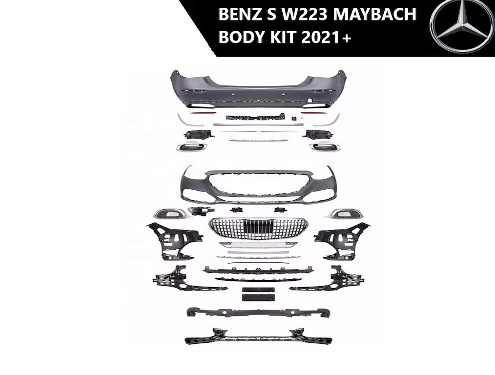 Mercedes S W223 maybach body kit 2021+