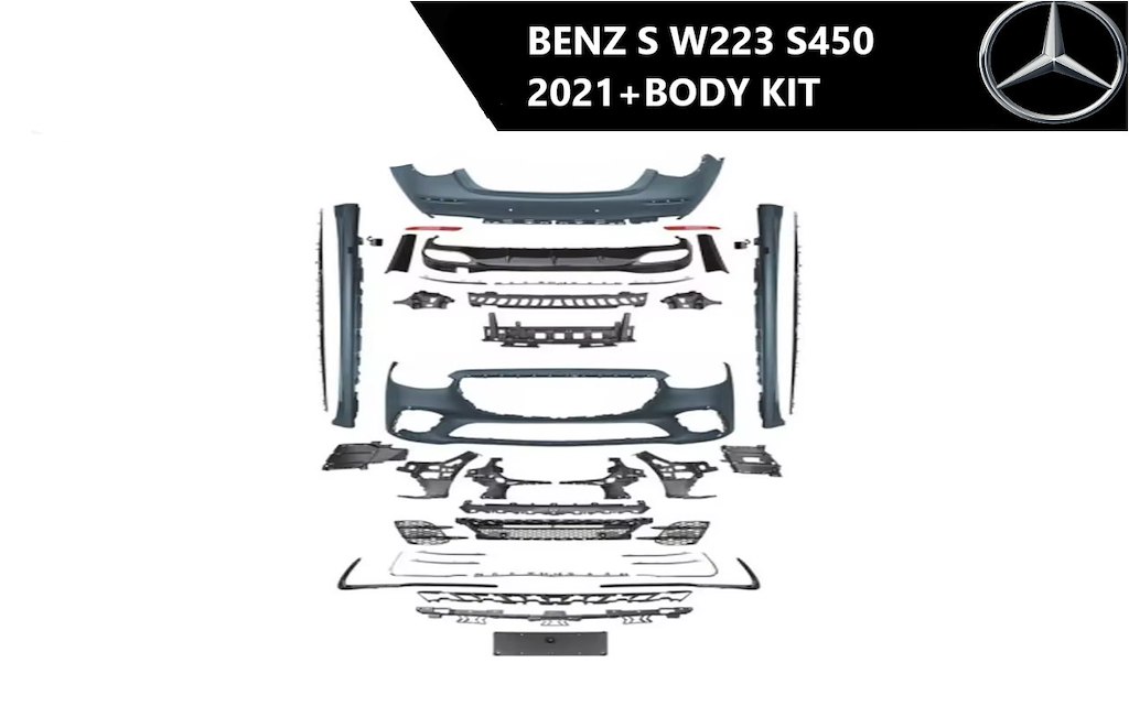 Mercedes S W223 S450 body kit 2021+