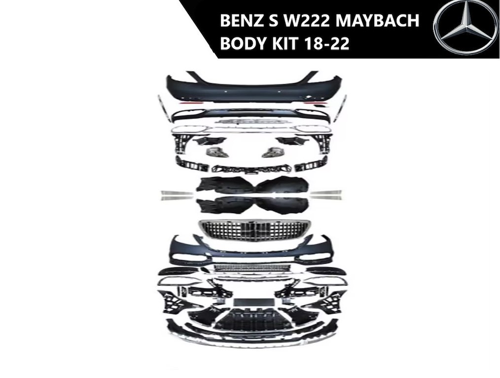 Mercedes S W222 maybach body kit 18-22