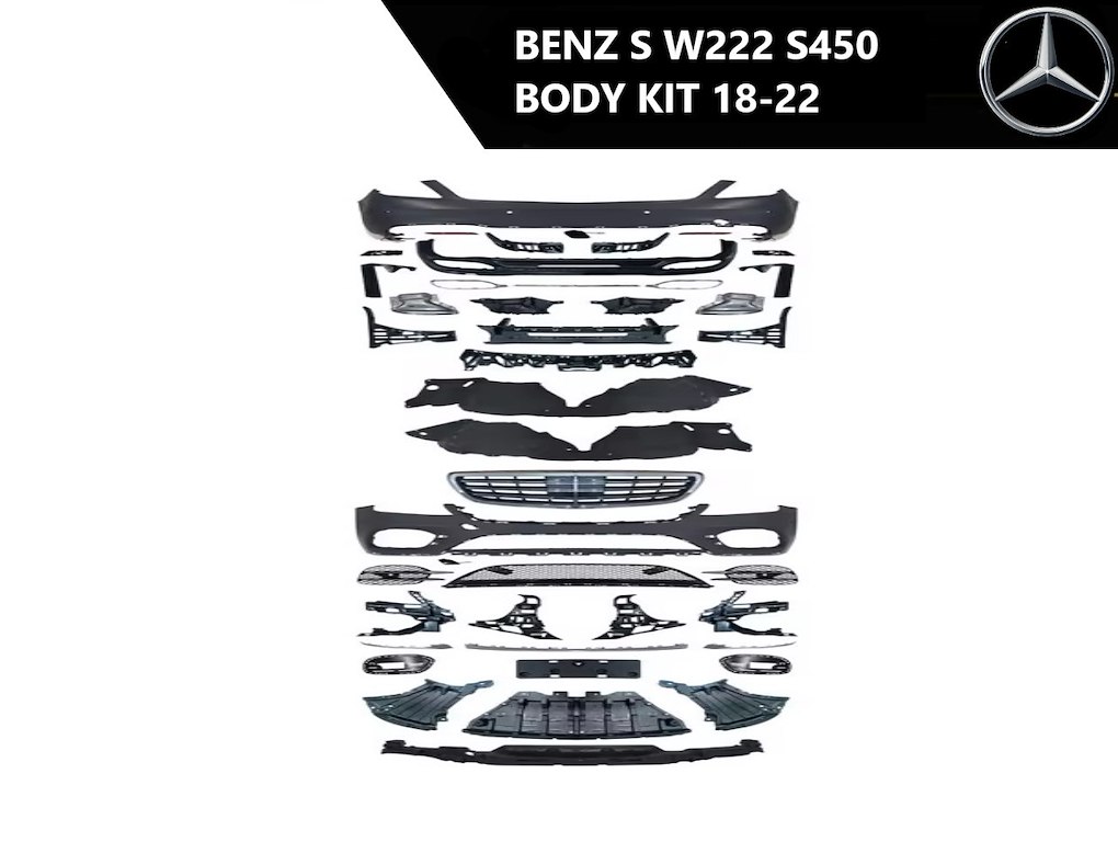 Mercedes S W222 S450 body kit 18-22