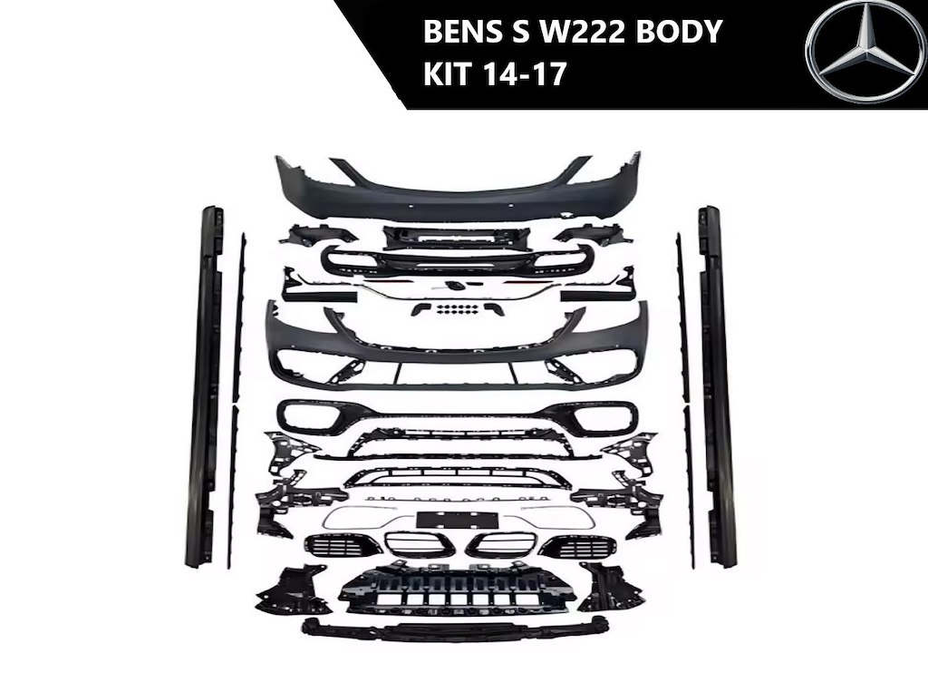 Mercedes S W222 body kit 14-17