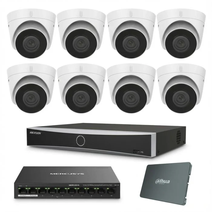 HikVision komplet sa 8 turret IP 2Mpix kamere
HikVision komplet sa 8 turret IP 2Mpix kamere