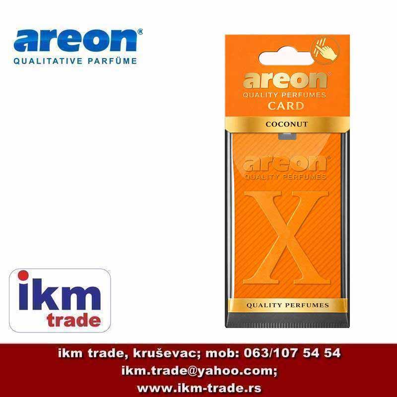 AREON CARD Coconut – X gumena mirisna jelkica KOKOS