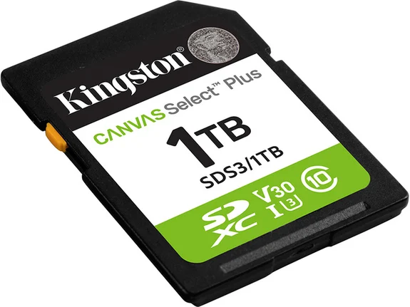 Kingston SD memorijska kartica 1TB Canvas SelectPlus gen 3