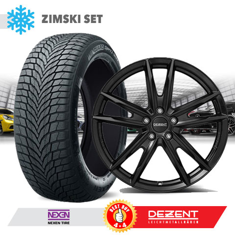 215/50 R17 SET Z NEXEN + DEZENT KF BLK + TPMS