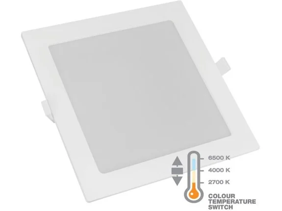 Commel LED panel kvadratni ugradni, CCT sklopka 12W