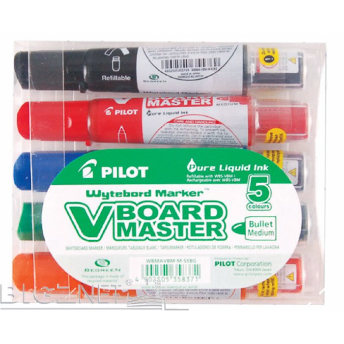 Marker za tablu V-Board Master set 5 BEGREEN