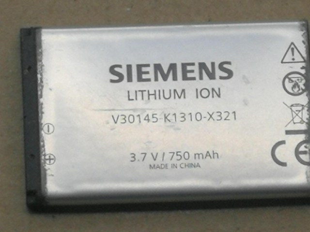 Siemens V30145-K1310-X321 baterija