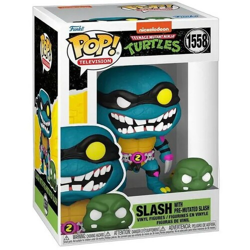 FUNKO POP! & Buddy: TMNT – Slash & Pre-mutated Turtle Slash