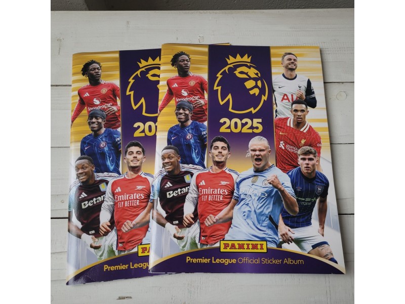 Premier League Panini 2025 - dva nova albuma