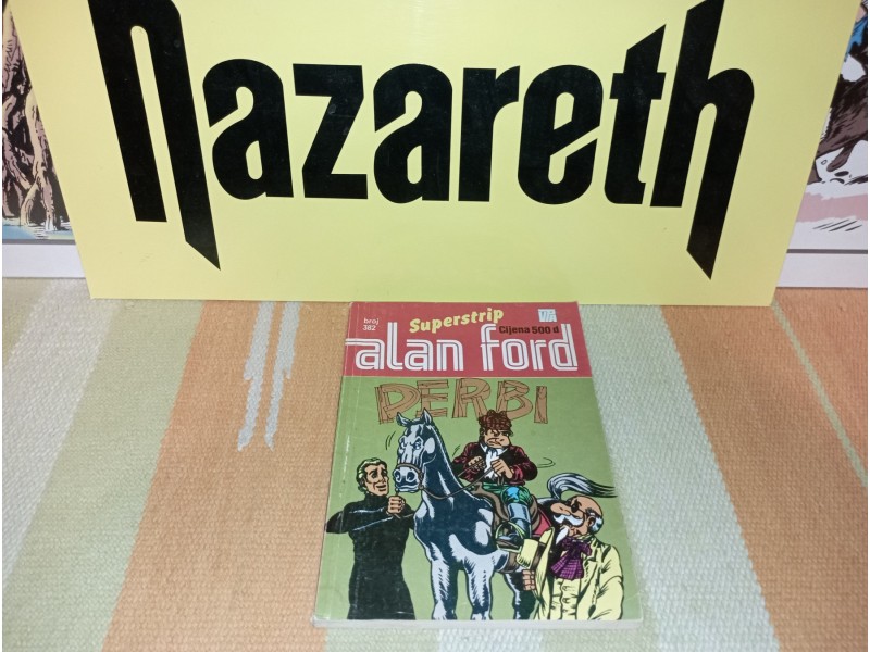 ALAN FORD - broj 382 (VRLODOBRO OČUVAN STRIP)