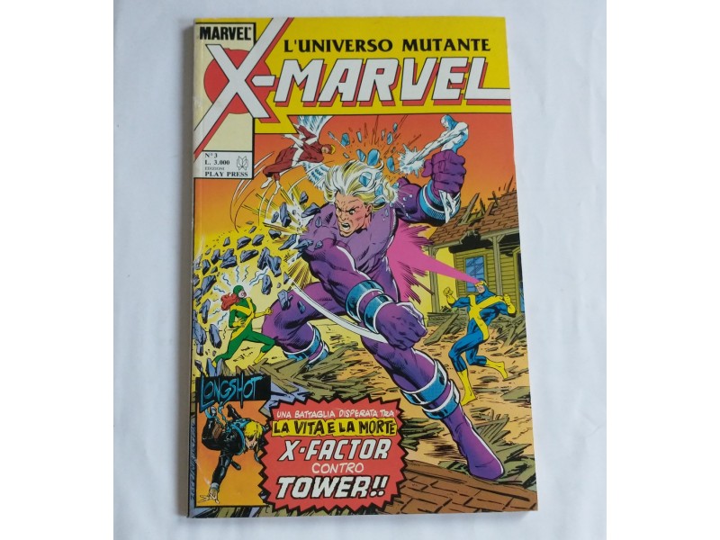strip Marvel N. 3 X-MARVEL L`universo mutante