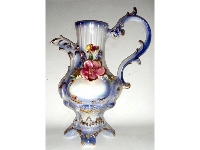 KRCAG, BOKAL - SEDEF BISERNI PORCELAN, BASSANO, 43cm