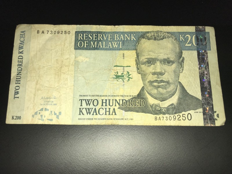 MALAWI 200 KWACHA.