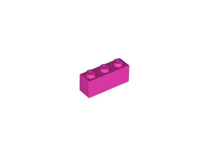 Lego 3622 dark pink 4 komada