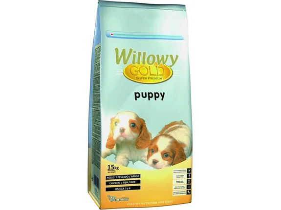 Willowy gold puppy kompletna hrana za štence, skotne kuje i kuje dojilje sa hidrolizovanom piletinom, jagnjetinom, ribom i pirinčem 15kg