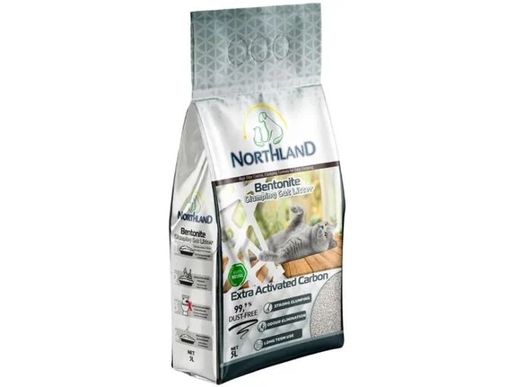 Northland posip za mačke sa carbonom 5l