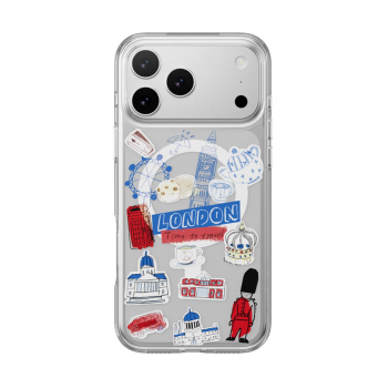 Maska Mag Case SwitchEasy Pattern London za iPhone 17 Pro Max