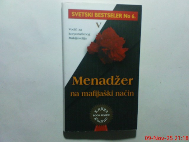 V .  MENADZER NA MAFIJASKI NACIN