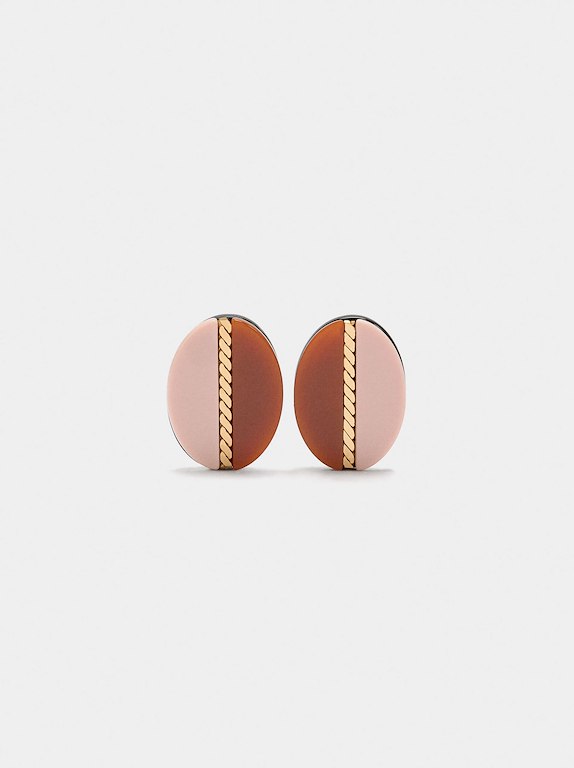OVAL RESIN EARRINGS