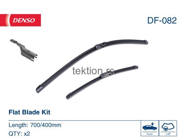Denso DF-082 Flat Blade Kit metlice brisača 700/400mm par Toyota Prius 2015-2022