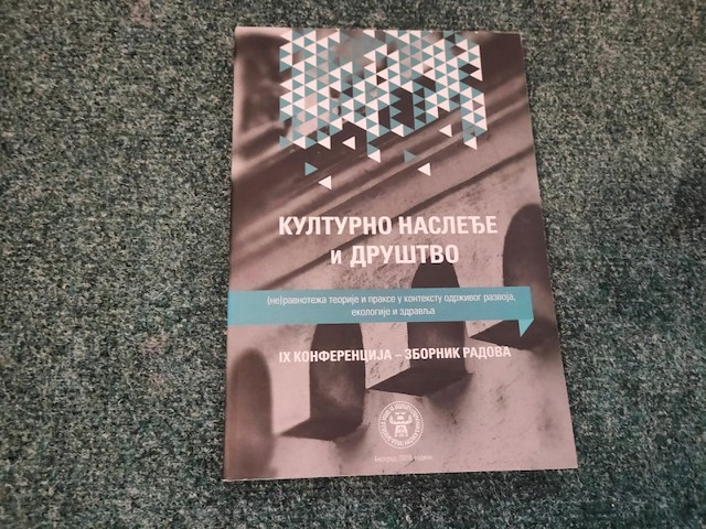 Kulturno nasledje i društvo Zbornik radova