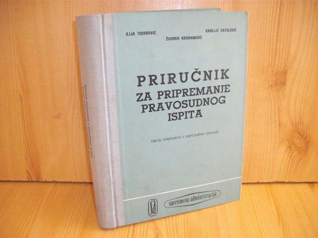 Priručnik za pripremanje pravosudnog ispita