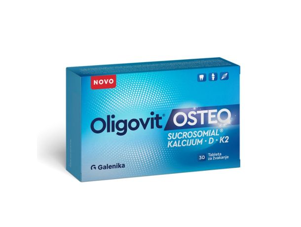 OLIGOVIT OSTEO TBL ZA ŽVAKANJE 30x100mg