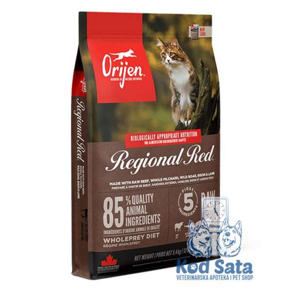 AKCIJA Orijen CAT Regional Red 1,8kg