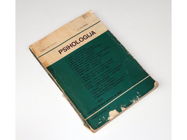 psihologija broj 3/4 decembar 1985