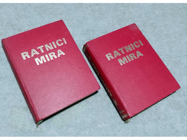 RATNICI MIRA I i III - knjiga 1 i knjiga 3