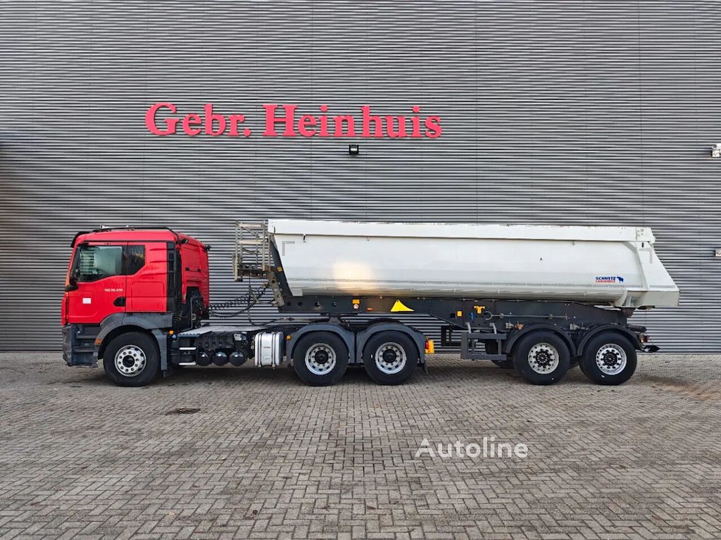 MAN TGS 26.430 6x4 + Schmitz Cargobull SCB S2 kiper