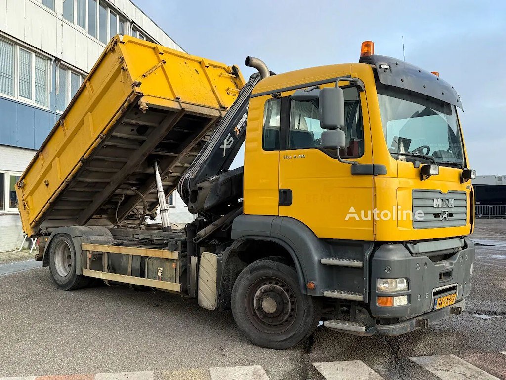 MAN TGA 18.310 4X4 + HIAB 122 ES-2 - DAMAGED CRANE kiper