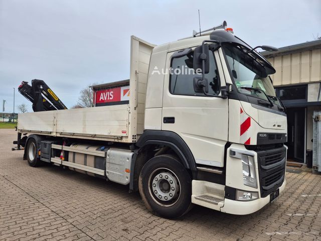 Volvo FM340 Kran PK12.501 Tüv Nur 36000km German kamion s ravnom platformom