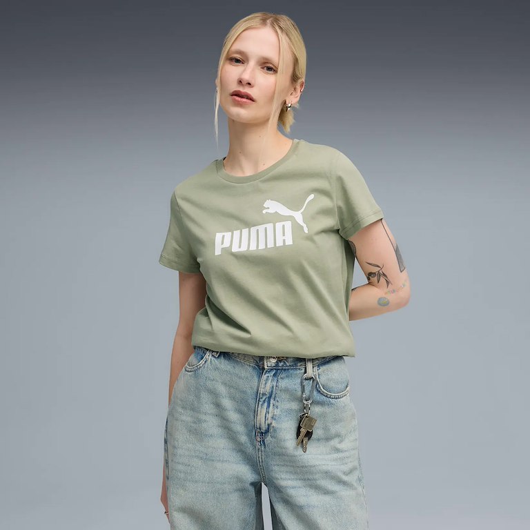 Puma Ženska majica ESS No. 1 Logo Tee (s), 682371-82, Svetlozelena
