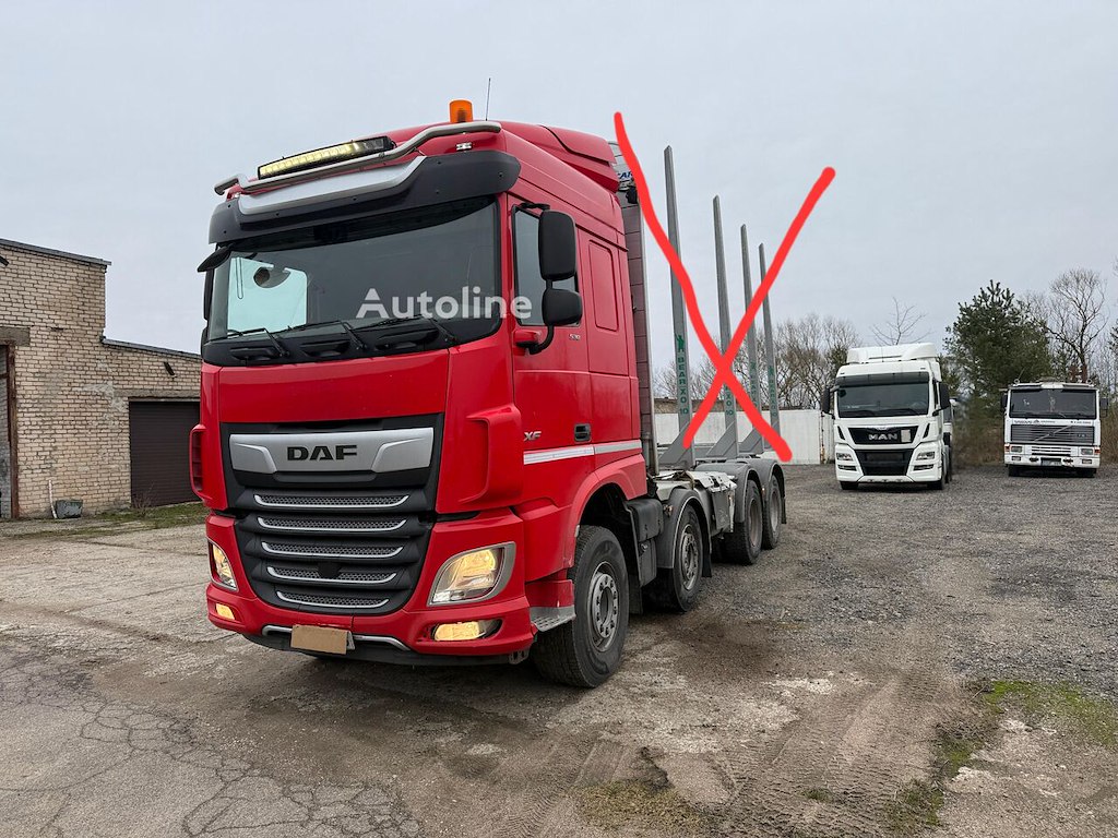 DAF XF 530, CHASSIS, steel suspension kamion šasija