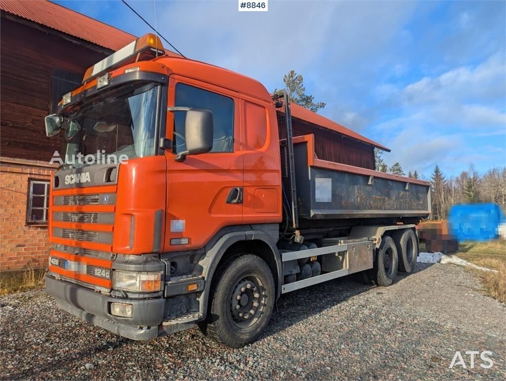 Scania R124GB 6X2 NZ420 kamion rol kiper