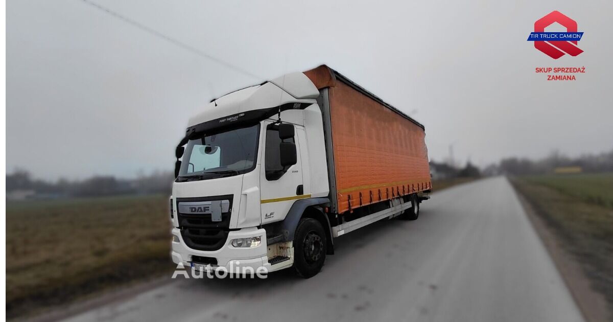 DAF LF 290 kamion sa klizna zavesa cerada