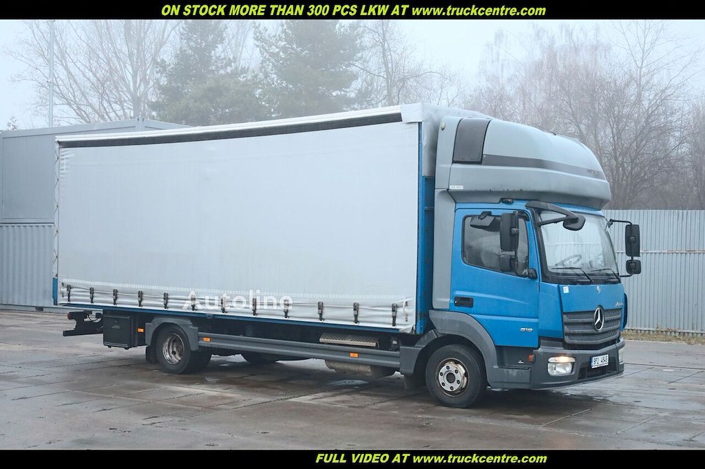 Mercedes-Benz ATEGO 818L, EURO 6, 18 PALLETS, TOP CONDITION kamion sa klizna zavesa cerada