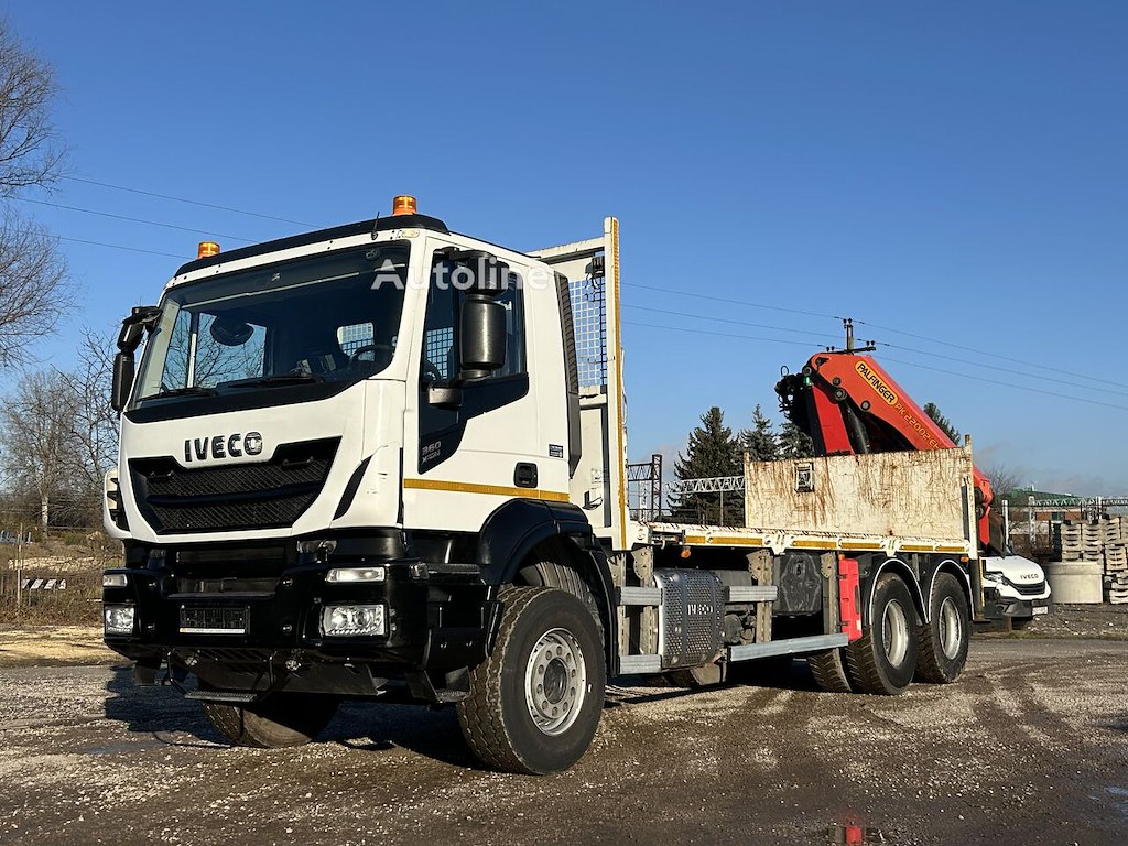 IVECO X-Way 360 6X4/ PALFINGER PK.22002EH + REMOTE/ ROTATOR / 2018 kamion platforma