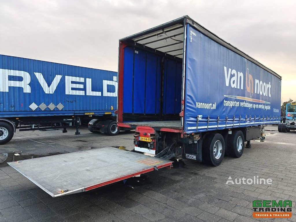 Floor FLO-17-20S1 CITY - 2-axle BPW - Steering axle - Sliding tarpauli poluprikolica sa kliznom ceradom