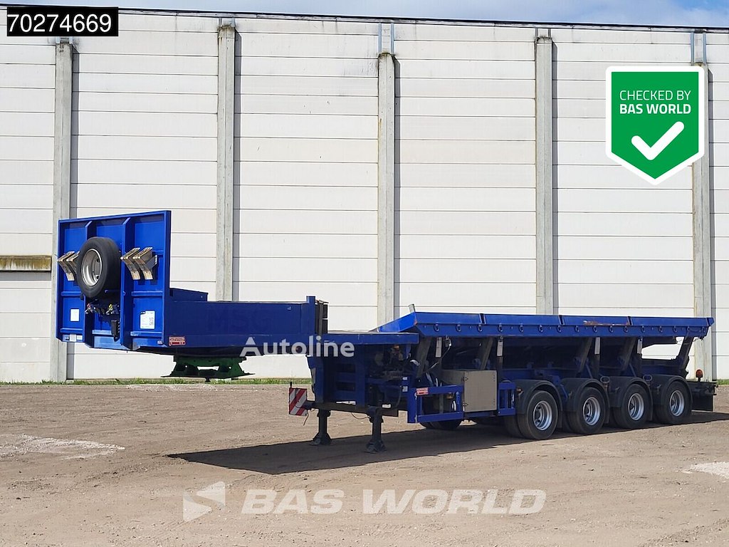 Schmidt SPT/65/Z/2,6 4 axles Schraglader Lift + Lenkachse poluprikolica kipera