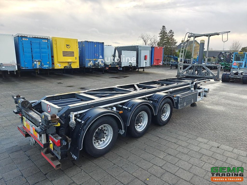 LAG O-3-CC 3 Axles BPW - 30FT Tipping Chassis - Rotary Feeder - 5420 poluprikolica za prevoz kontejnera