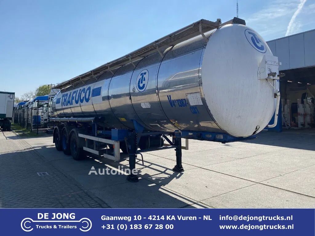 Van Hool Tank / Inox / 3 compartments / 30000 LT poluprikolica autocisterna