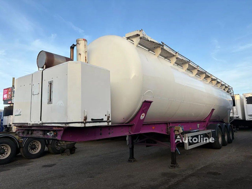 Feldbinder Kip silo, 59 M3 Silo, dry Bulk Donkey engine blower JCB, clean t cisterna silos